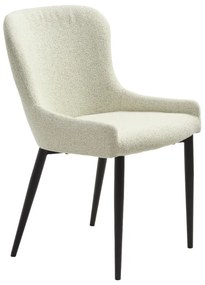 OnaDnes -20% Bílá bouclé jídelní židle Unique Furniture Ontario
