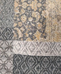 Spoltex, Kusový koberec Edessa 1300 Grey, 140x200, šedá, chodba / předsíň