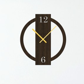 dřevo života Dřevěné nástěnné hodiny DESIGN Zvolte barvu dekoru: Wenge, Zvolte velikost hodin (cm): 35x35