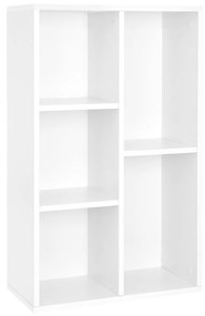 VASAGLE Knihovna - bílá - 50x24x80 cm