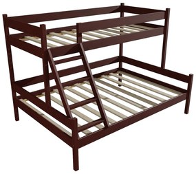 Vomaks Patrová postel s rozšířeným spodním lůžkem PPS 002 Rozměr: 90/140 x 200 cm, Barva: barva šedá