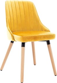 vidaXL Jídelní židle 2 ks samet [323052] Barva: Hnědá