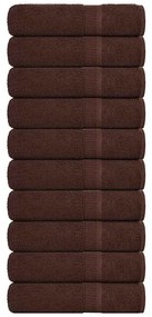 Ručníky do sprchy FROGN 10 ks hnědé 70x140 cm 360 g/m² 136763