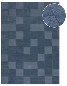 Flair Rugs, Kusový koberec Moderno Checkerboard Blue, 200x290, modrá, chodba / předsíň