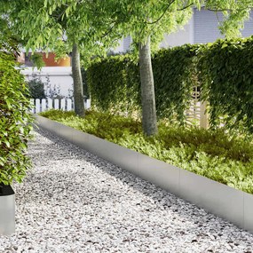 Okraj trávníku 30 ks 100 x 0,05 x 30 cm Pozinkovaná ocel 3335786