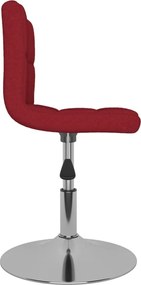 vidaXL Otočná jídelní židle textil [3087470] Barva: Tmavě šedá
