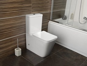 Sapho, PORTO závěsná WC mísa, Rimless, 36x52 cm, bílá