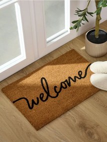 Sinsay - Rohožka s nápisem Welcome - béžová