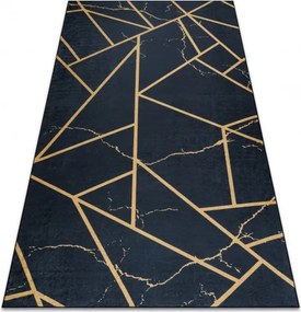 Kusový koberec ANDRE Marble 1222, 80x150, čierna, chodba / predsieň, Dywany Łuszczów