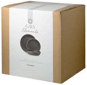 Sada talířů 18 ks - Gaya Elements Terra North - 493089