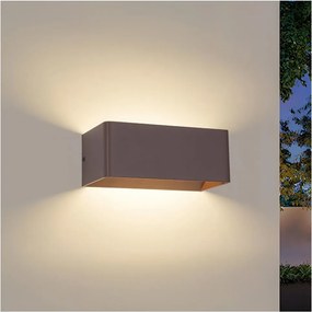 Brilagi - LED Venkovní nástěnné svítidlo DONNANI LED/7W/230V 20 cm hnědá IP44