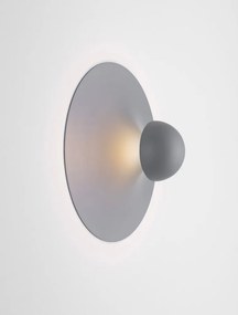 Šedomodré hliníkové LED nástěnné svítidlo Edem – Nova Luce