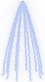 Světýlka na stromeček 500 modrých LED 500 cm dovnitř i ven 328898