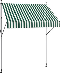 Outsunny Sluneční Markýza 2x1,2 m s Výsuvným Ramem, Zahradní Sluneční Plachta s Hliníkovým Rámem a Polyesterem 180g/㎡, pro Zahradu, Balkon a Terasu, Z
