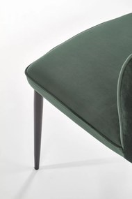 Designová židle Olivie tmavě zelená
