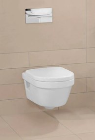 VILLEROY & BOCH Villeroy &amp; Boch ARCHITECTURA - WC mísa bezrámová, 530x370 mm, závěsný model, bílá Alpin CeramicPlus 5684R0R1