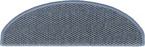 Samolepicí rohože na schody Sisal-Look 30 ks 65x21x4 cm Modrá 3365874