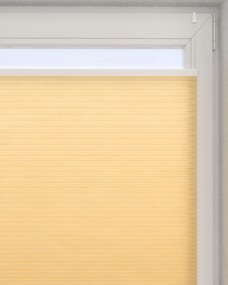 Plisé roleta na míru Honeycomb barva béžová látka poloprůhledná