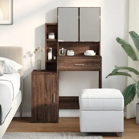 vidaXL Toaletní stolek se skříňkou 80 x 35 x 132 cm [848235] Barva: dub sonoma