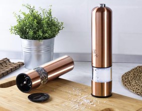 BERLINGERHAUS Mlýnek na pepř a sůl elektrický sada 2 ks Rosegold Metallic Line BH-1905