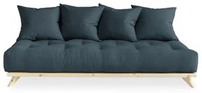 sofa SENZA by Karup - 90*200 cm natural (přírodní) + futon petrol blue 757
