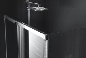 Polysan, ALTIS LINE obdélníková sprchová zástěna 1400x800mm L/P varianta, AL4115CAL5915C