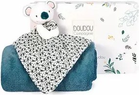 Doudou Dárková sada šťastná koala Yoca pléd a muchláček / od 0 let