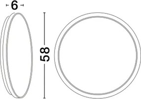 Nástěnné LED svítidlo NOVA LUCE ONAR 21W 3000K 9030500