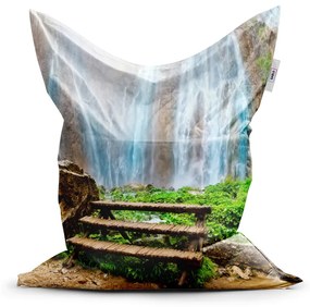 Sablio Sedací vak Classic Posezení u vodopádu - 150x100 cm