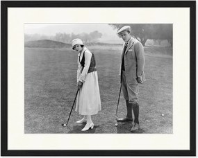 Zarámovaná fotografie Couple Golf, v různých velikostech