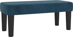 Box spring postel s matrací tmavě modrá 80 x 200 cm samet 3137933
