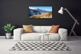 Obraz na plátně Hory Údolí Krajina 100x50 cm