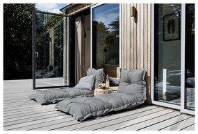 Bílý variabilní futon vhodný do exteriéru Karup Design OUT™ Sit&amp;Sleep White
