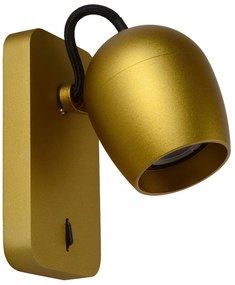 LUCIDE Nástěnné svítidlo Preston Gold LED 1x5W/2200K/3000K