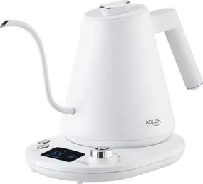 Adler AD 1349 bílá / Rychlovarná konvice / 1100 W / 1L