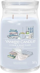 Yankee Candle vonná svíčka Signature ve skle velká Calm & Quiet place 567g