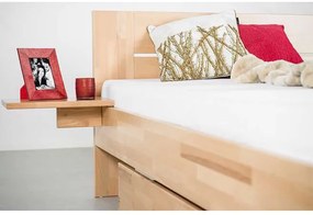 Ahorn Vento postel - buk cink Moření: Nougat, Rozměr: 160 x 200 cm