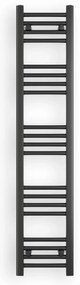 Erga Puerto, topné těleso 1400x300 mm, 441W, černá matná, ERG-LAV-GRZE-BK-30140