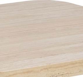 Konferenční stolek Solano 60 cm béžový travertin