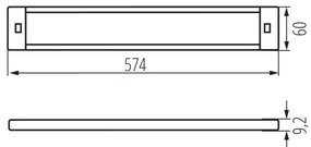 LED svítidlo Kanlux DAXA-M-IR 9W CCTDIM W 38120 3000/4000/5500K s bezdotykovým spínačem
