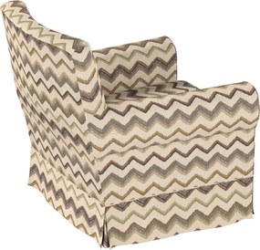 Potah na křeslo IKEA Ektorp Jennylund barva béžová látka pletený vzor, vzorované