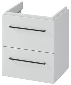 Cersanit Larga, závěsná umyvadlová skříňka 60cm, šedá matná, S932-072