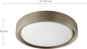 Brilagi - LED Stmív. svítidlo MATTEO LED/48W/230V 3000-6500K pr. 41 cm taupe +DO