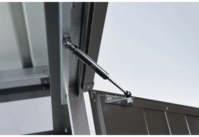 Biohort Zahradní domek HIGHLINE® H6, šedý křemen metalíza, DD