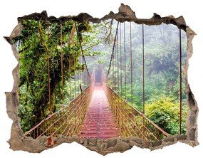 Wallmuralia Nálepka fototapeta 3D na zeď Most v pralese 95x64 cm