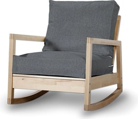 Potah na křeslo IKEA Lillberg barva šedá látka pletený vzor