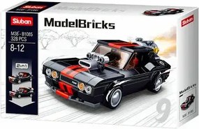 Sluban Model Bricks M38-B1085 Pouliční závodní auto 2v1 / LEGO - kompa