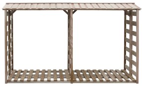 vidaXL Kůlna na dříví 300 x 90 x 176 cm impregnovaná borovice