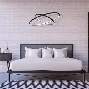 Závěsné LED svítidlo Orion, 2x LED 53w, 3000k, b
