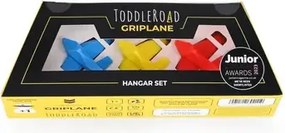 TODDLEROAD 2119 HANGÁR - 3 ergonomická letadla s funkční krabicí / od